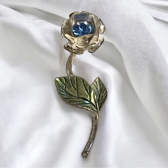 Avon | Jewelry | Vintage Avon Nr Nina Ricci Gemstone Rose Brooch | Poshmark